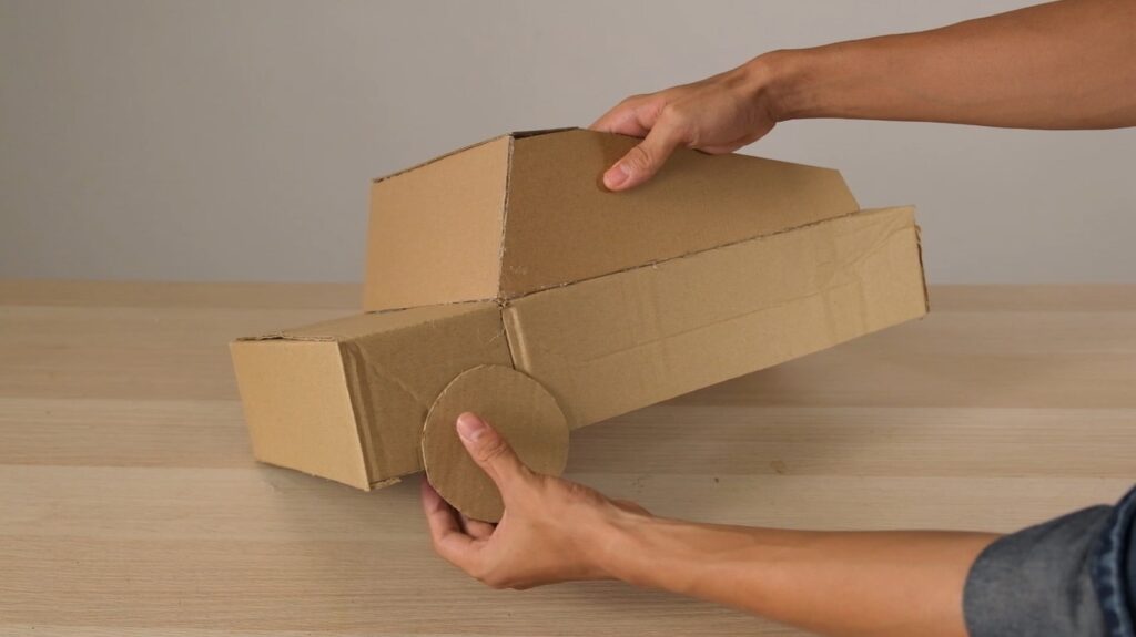 Cardboard Police Car – Theinspiredingenuity