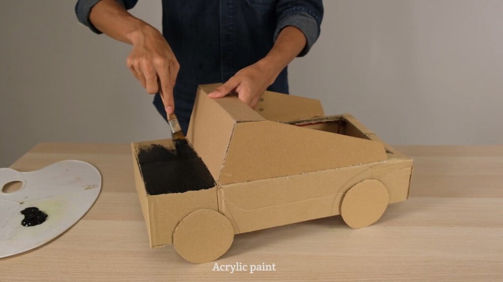 Cardboard Police Car – Theinspiredingenuity