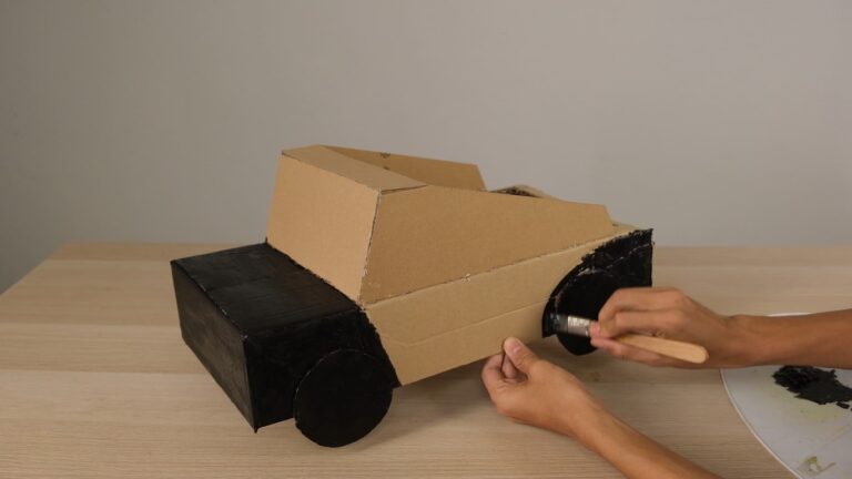 Cardboard Police Car – Theinspiredingenuity