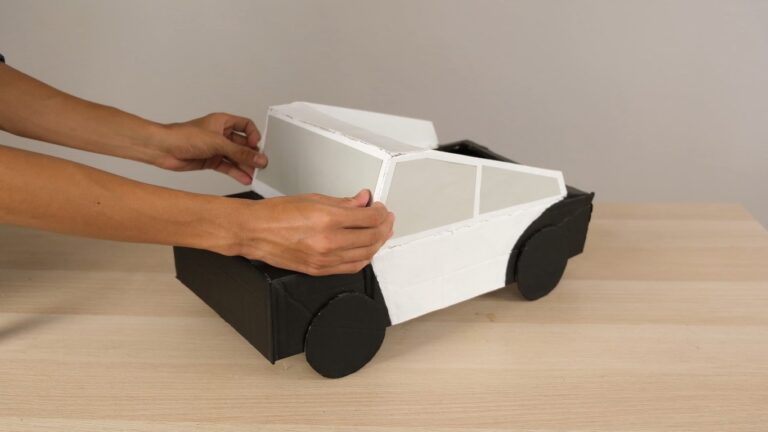Cardboard Police Car – Theinspiredingenuity