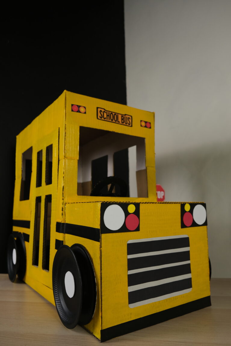 Cardboard School Bus – Theinspiredingenuity